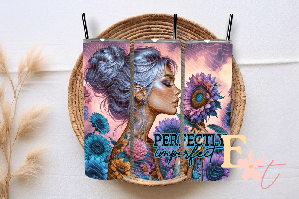 Perfectly Imperfect 20oz Tumbler Sublimation Wrap | Embelish That ...