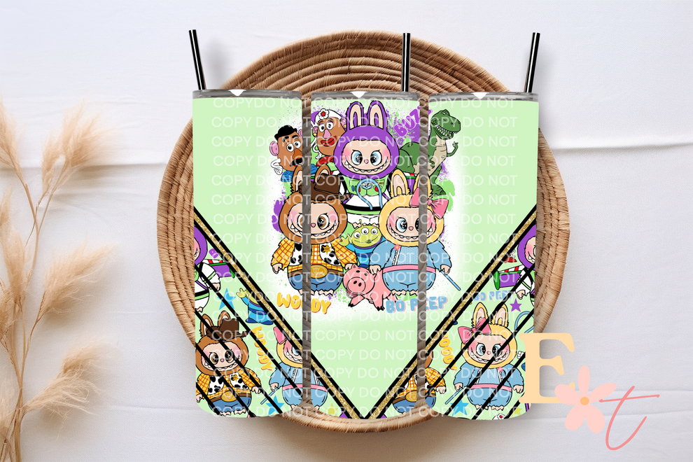 Doll Friends 2 20oz Tumbler Sublimation Wrap – Embellish That